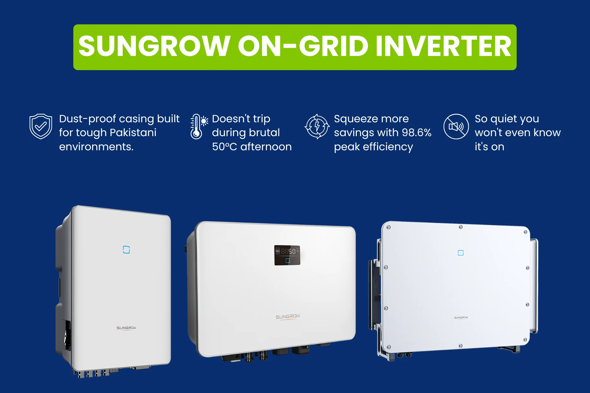 Sungrow inverter - Alpha Solar Panel Company in Pakistan